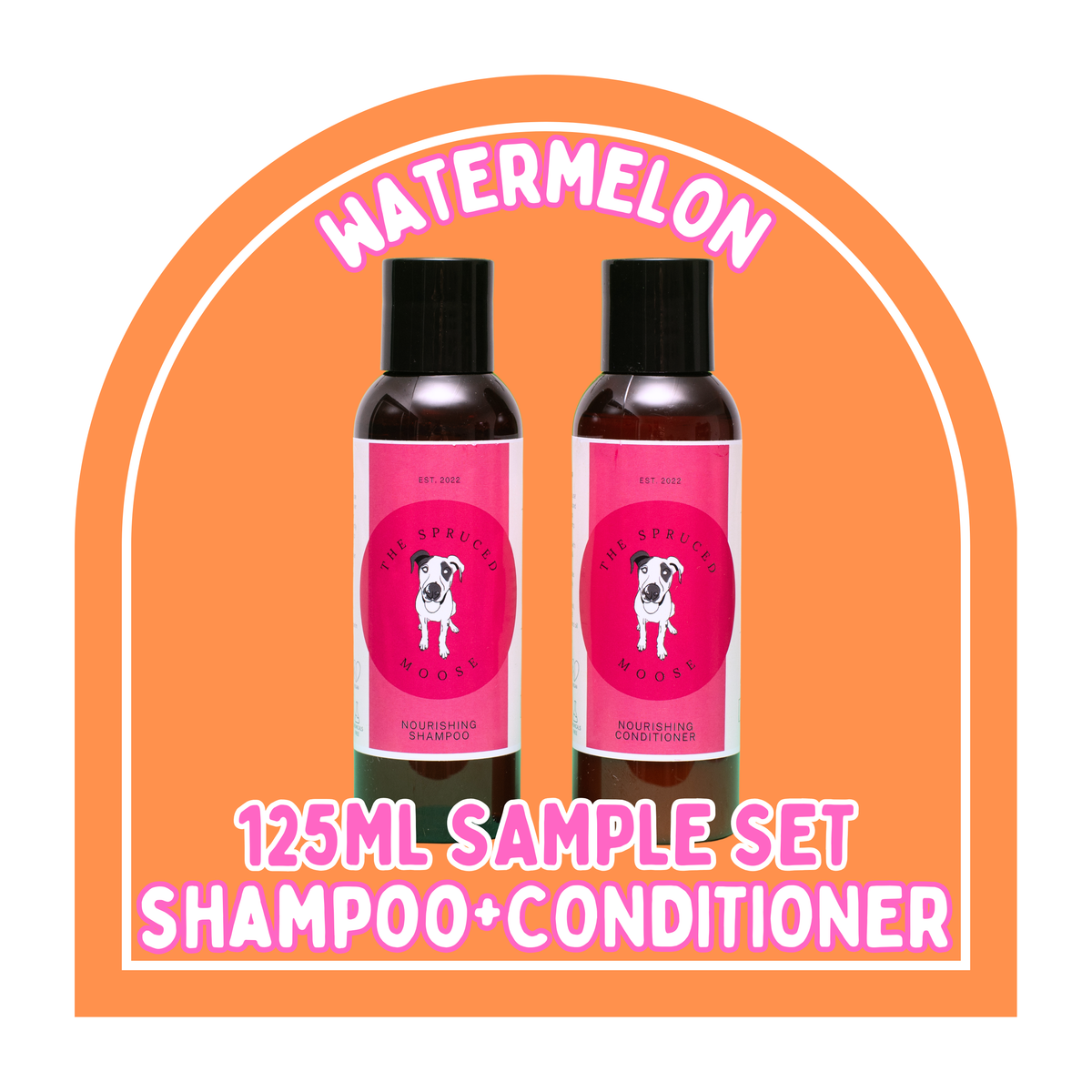 Dog Shampoo & Conditioner Sample Set - Watermelon - The Spruced Moose ...